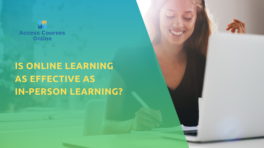 Is Online Learning as Effective as In-Person Learning ...
